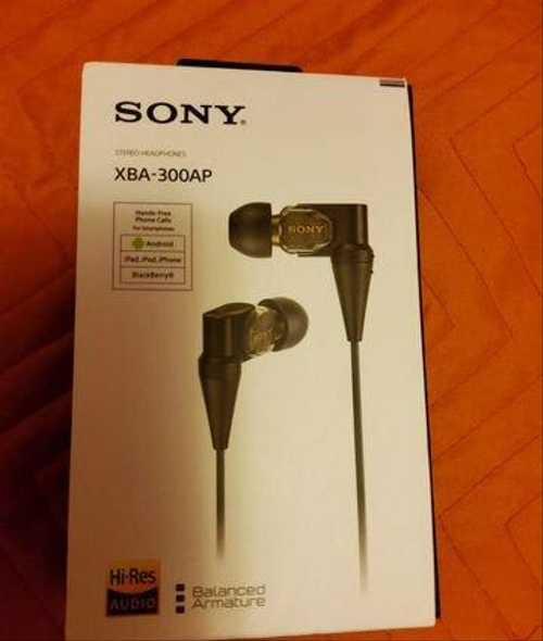 Наушники арматурные Sony XBA-300AP