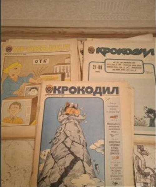 36 журналов Крокодил за 1986 - 1990 годы