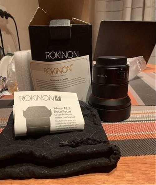 Объектив rokinon AF14/2,8RF