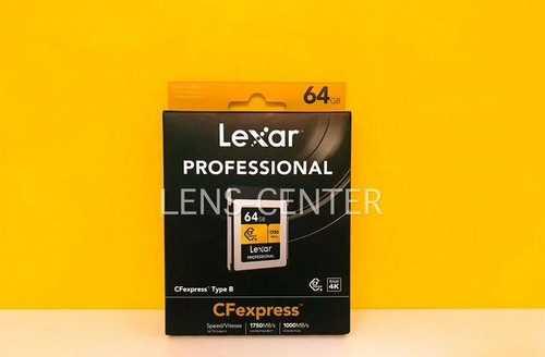 Lexar CFexpress 64GB Type B 1750/1000mb/s