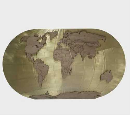 Карта мира декор лофт стимпанк
