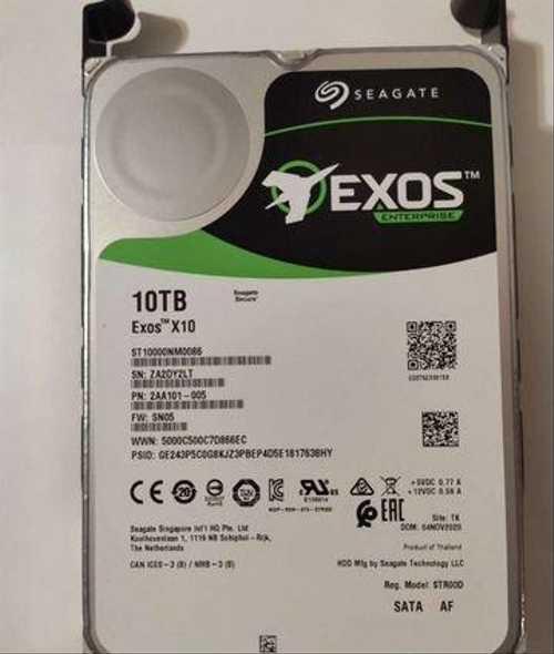 Жесткий диск HDD Seagate Exos X10 10TB 512e sata3
