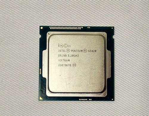 Процессор intel Pentium G3420: LGA 1150, 2 ядра