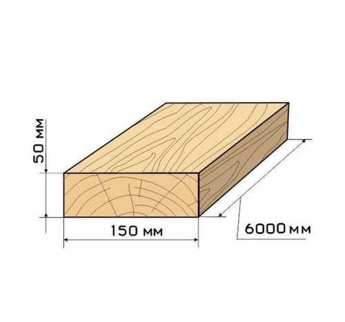 Доска 50*150*6000
