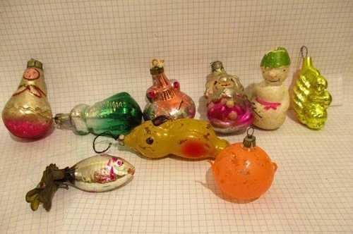 Елочные игрушки. СССР. Прищепка Рыба