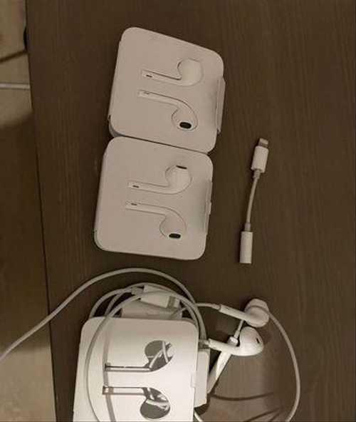 Наушники earpods проводные новые