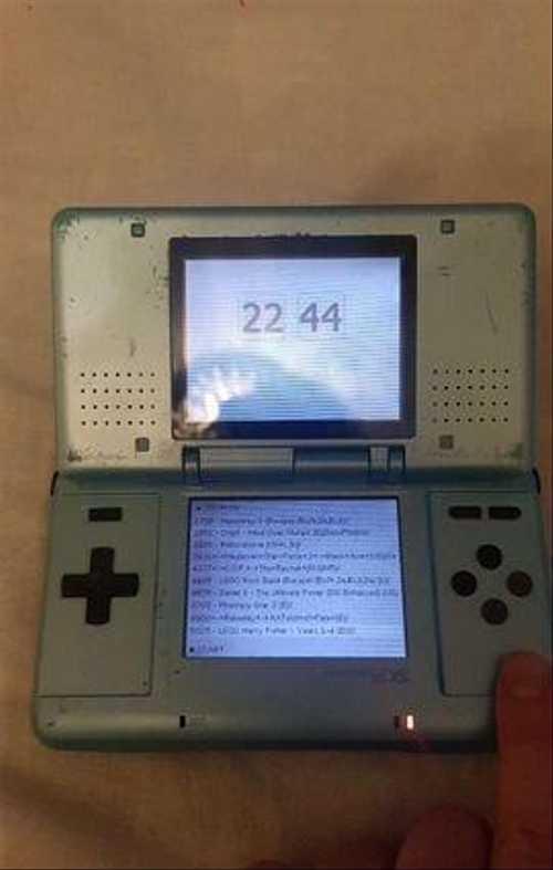 Nintendo ds fat jap с флэш картриджами