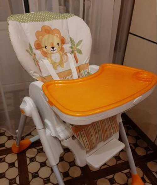 Стульчик для кормления Polini kids Classic Джунгли