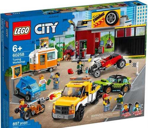 Lego City Nitro Wheels Тюнинг-мастерская 60258
