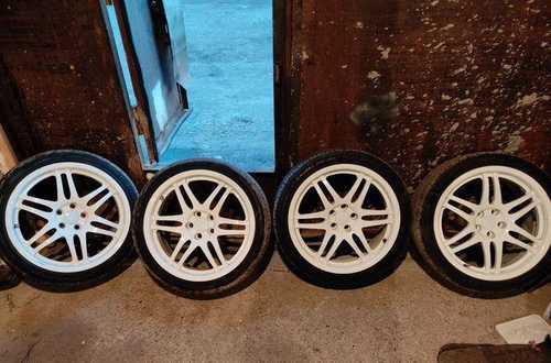 Диски Slik r17 с резиной Pirelli