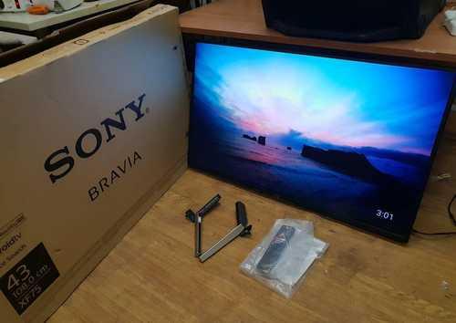 Новый Smart TV Sony KD-43XF7596 (Android)
