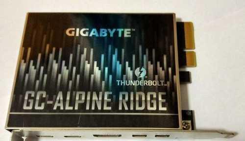Карта Gigabyte GC-Alpine Ridge Thunderbolt 3 PCIe | Festima.Ru ...