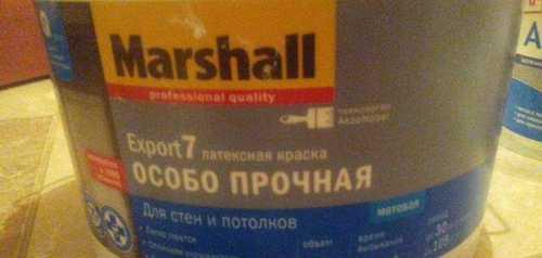 Латексная краска Marshall Export7/Адгезионный г