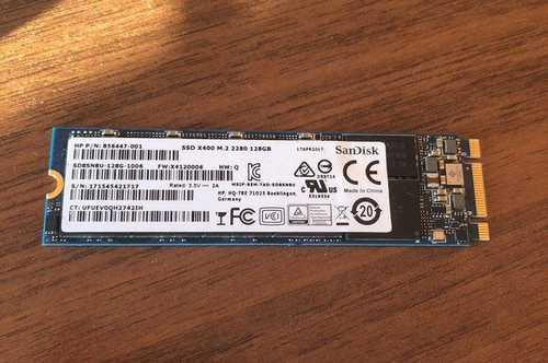 Ssd 120gb sandisk 128gb ssd x400 m2 2280