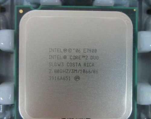 Процессоры Core 2 Duo E7300 E7400 E7500 E8400 775
