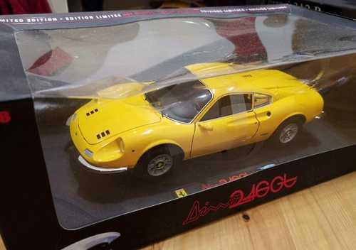 Hot Wheel Elite 1:18 Ferrari 246 GT Dino