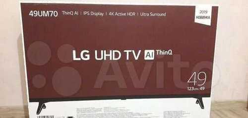 Новый телевизор LG 49um7020plf 4k