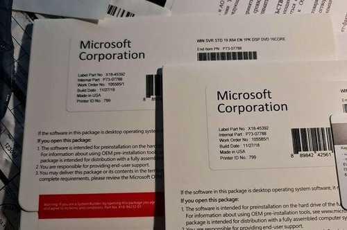 Microsoft P73-07788 Microsoft Windows Server 2019
