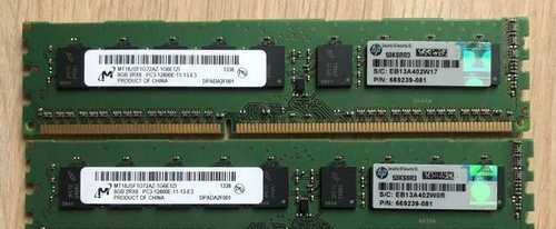 RAM DDR3 8Gb HP Micron