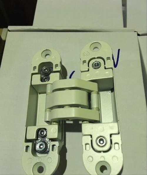 Петля скрытая, 3D, универсальная, 120x30мм 60кг, ц