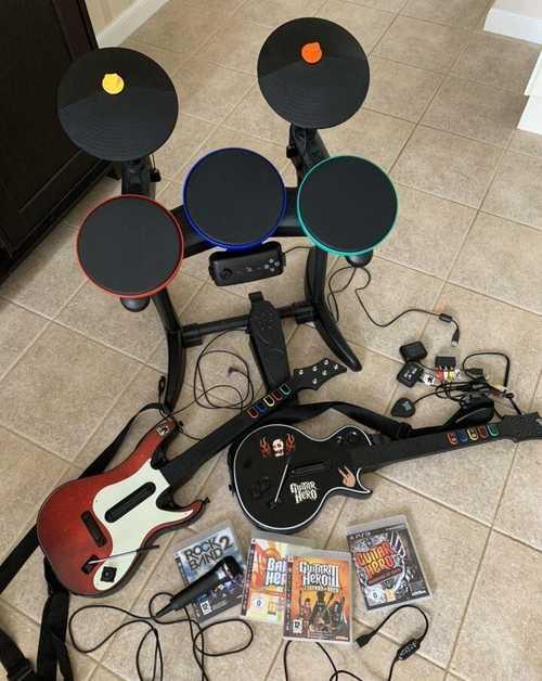 Rock band Guitar hero PS3