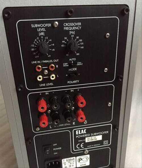 Elac SUB 301 ESP Festima.Ru Мониторинг объявлений