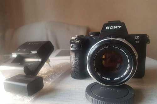 Sony a7 ii + fl 50mm 1.8