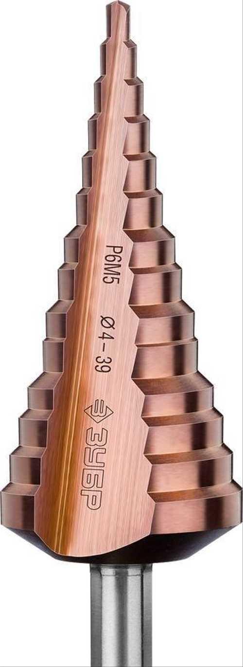Сверло ступенчатое кобальт 4-39 мм; 14 ступеней