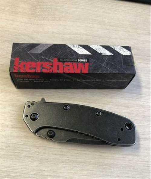 Складной нож Kershaw Cryo II BlackWash cталь 8Cr13