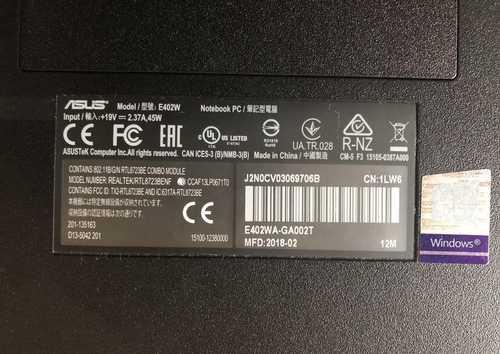 Asus E402W