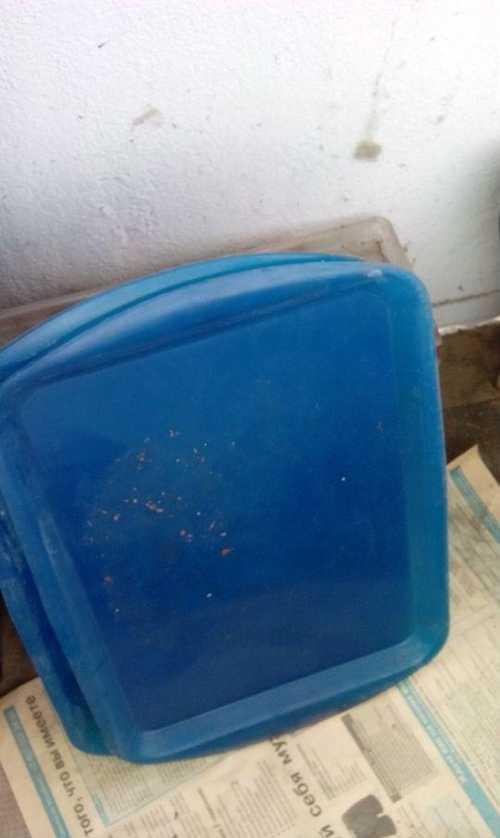 Разнос пластик бу советский 2шт