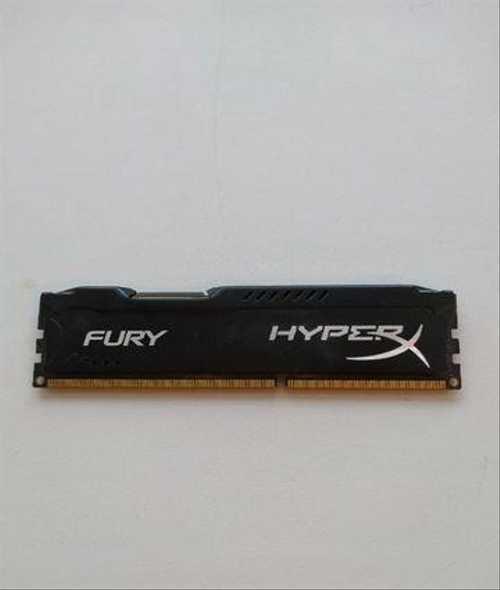 Оперативная память HyperX Fury ddr3 4gb 1333мгц