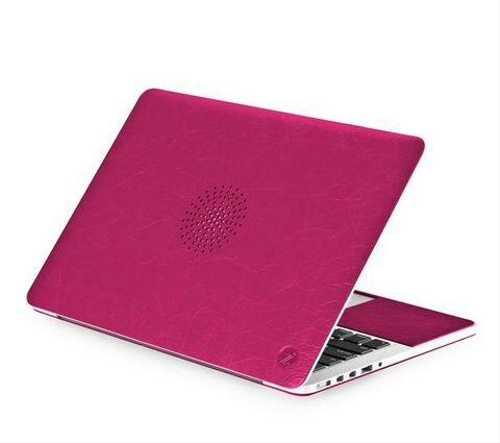 Чехол кожаный для MacBook Pro 13" Cozistyle розовы