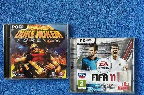 Компьютерные игры Fifa 11 и Nukem