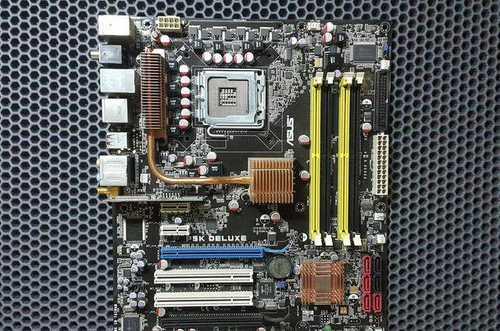 Плата s775 asus P5K deluxe (Intel P35)(DDR2)