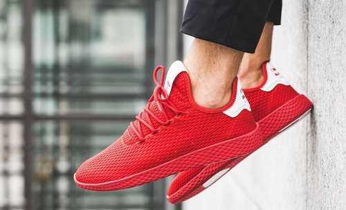 Кроссовки adidas pharrell williams tennis hu red