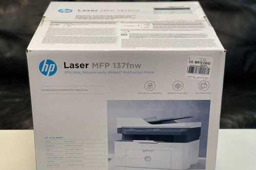 Домашний мфу, принтер лазерный с WiFi HP 137fnw