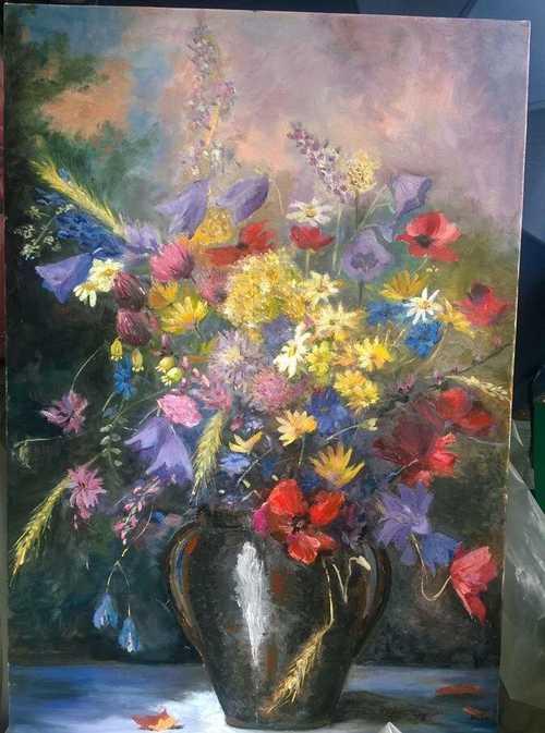 Картина "Полевые цветы" (60х90)