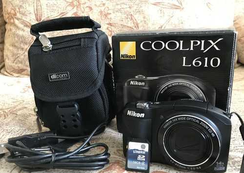 Продам фотоаппарат Nikon Coolpix L610