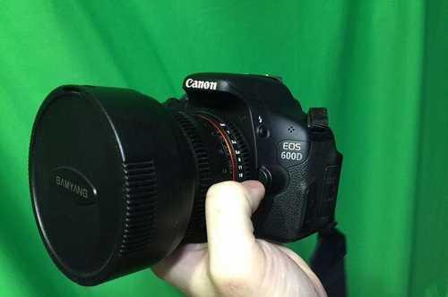 Canon 600d и/или Samyang MF Fish-eye CS II vdslr