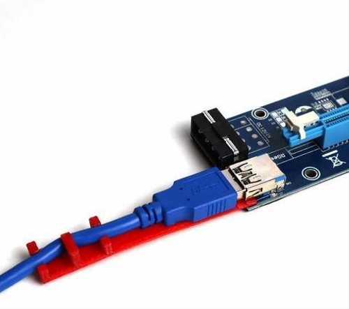 Фиксатор кабеля USB райзера