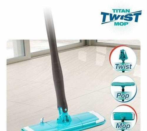 Швабра Titan Twist Mop - микрофибра с отжимом