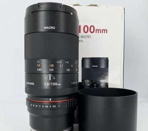 Samyang 100mm f/2.8 ED UMC Macro Sony E