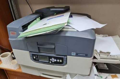 Цветной лазерный принтер OKI 9655, 3 штуки