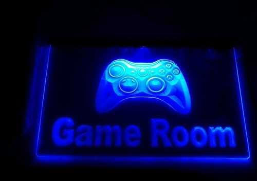 Неоновая табличка Game Room