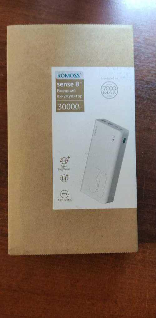 Power bank romoss Sense 8+ 30000мАч