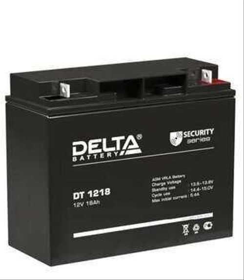 Аккумуляторная батарея delta Battery DT 1218 18 Ач