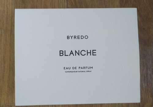 Пустая коробка от духов byredo Blanche