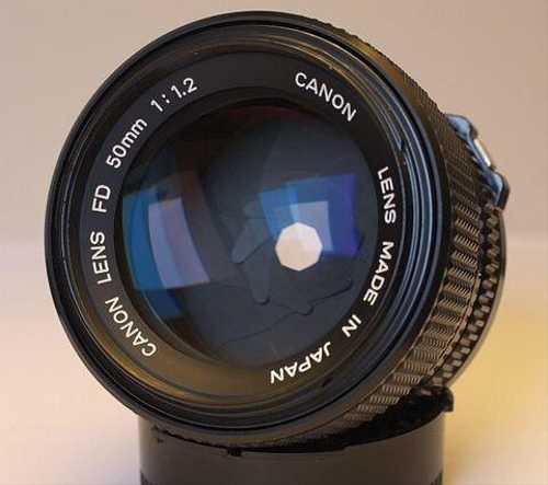 Lens index. Canon FD 50 1.2. Художественный объектив под пленку.