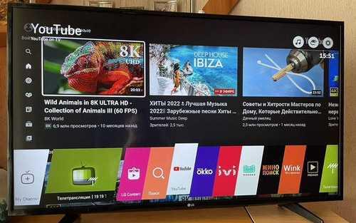 Телевизор LG 49UH610V 49" (124 см)